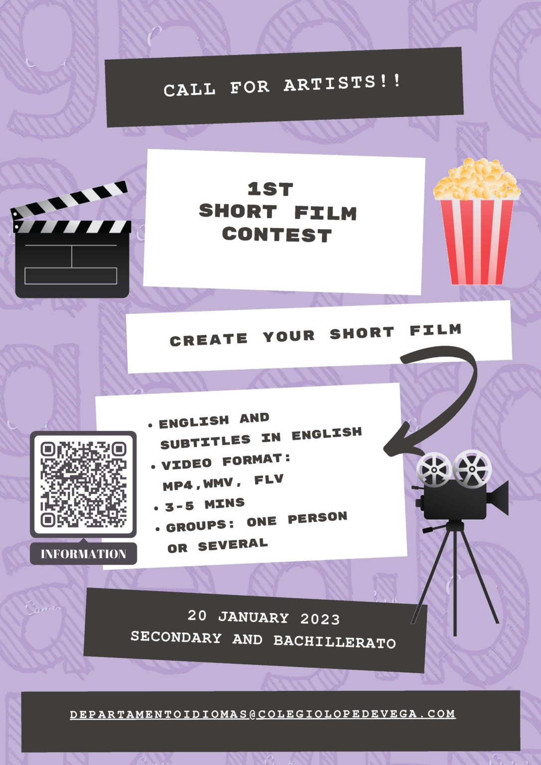 Lope de Vega Short Film Contest – Colegio Lope De Vega